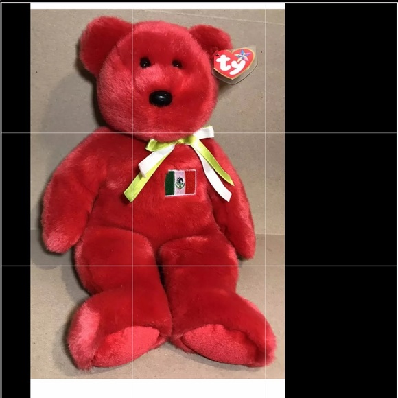 Ty | Toys | Ty Beanie Buddies Collection Osito Red Rare 999 | Poshmark